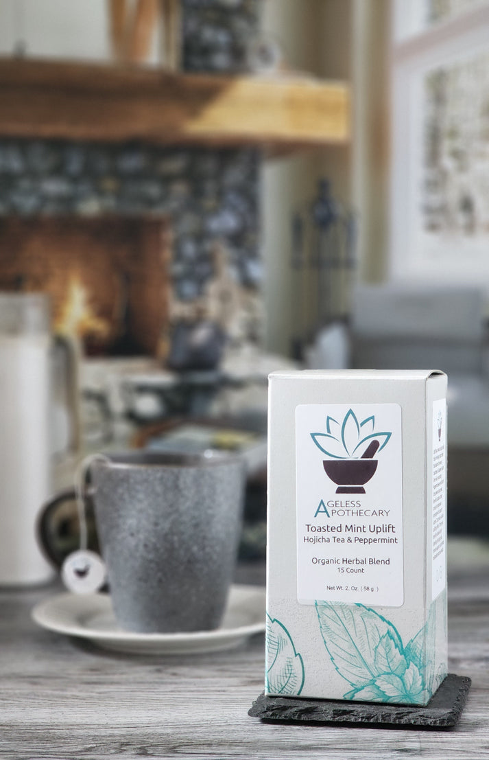 Toasted Mint Uplift - Hojicha Tea & Peppermint Blend – Ageless Apothecary