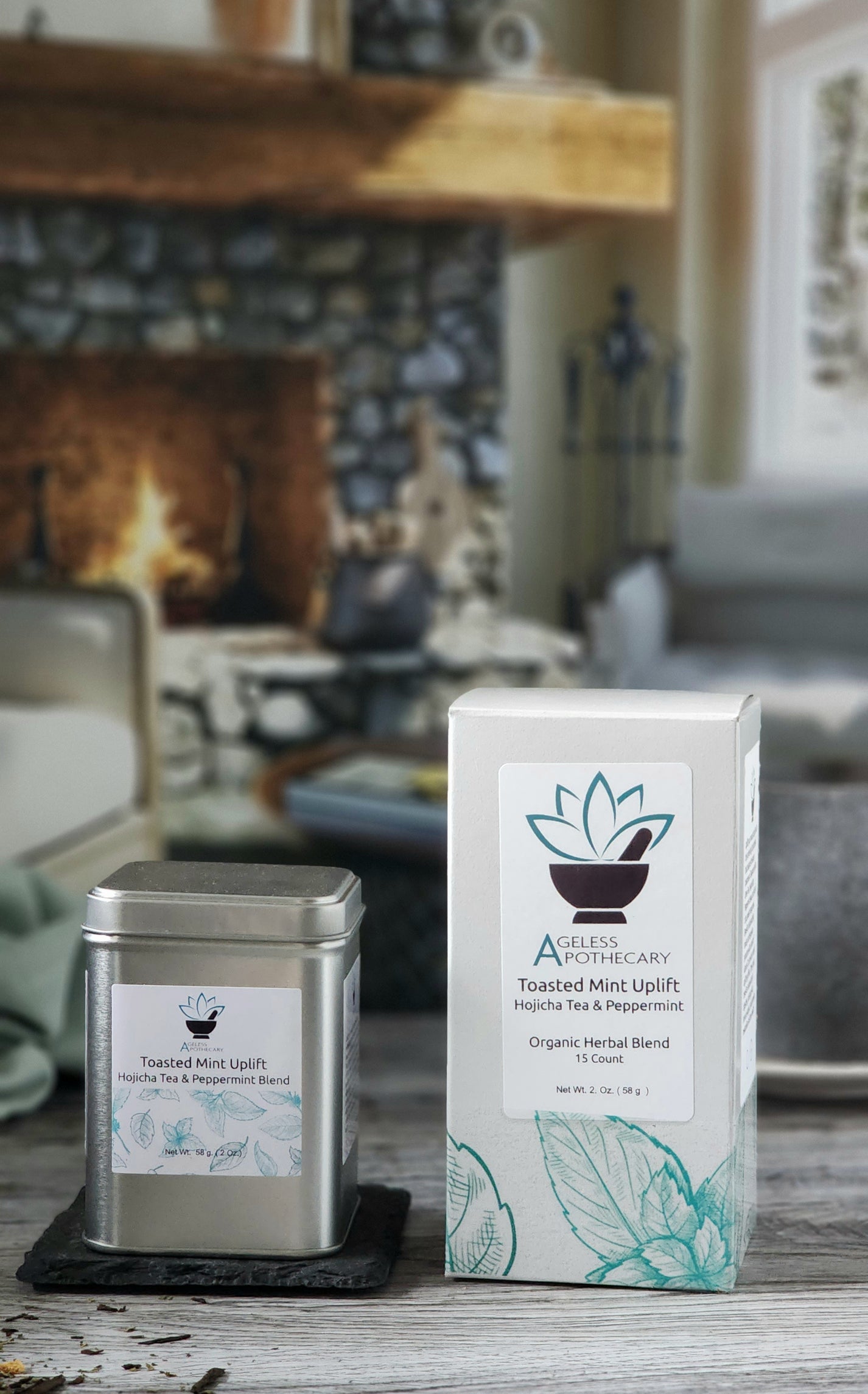 Toasted Mint Uplift - Hojicha Tea & Peppermint Blend – Ageless Apothecary